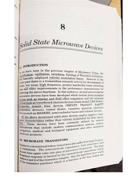 Solid State Microwave Device Pdf