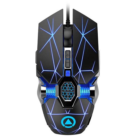 Gaming Mouse High Precision Optical Sensor 800 To 3200 Dpi Rgb Led Illumination Matte