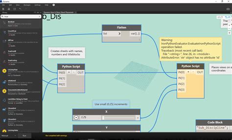 Sheet And View Creation Revit Dynamo