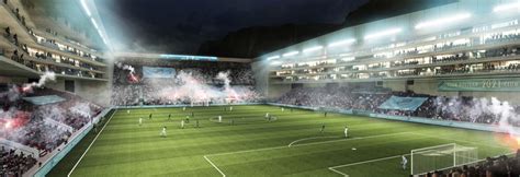 Club Bolivar Start Work On New Stadium Football Ground Map
