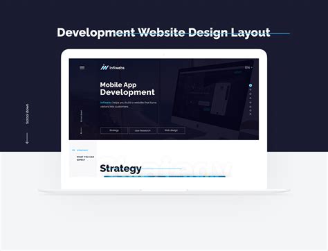 Mobile App Development Website Layout Design On Behance