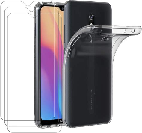 Ivoler Custodia Cover Per Xiaomi Redmi A Con Pezzi Pellicola Vetro