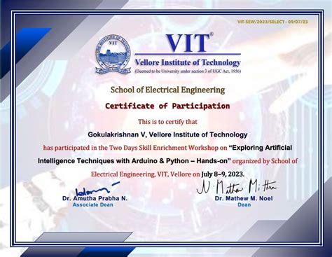 Gokulakrishnan V On Linkedin Completed 2 Days Skill Enrichment