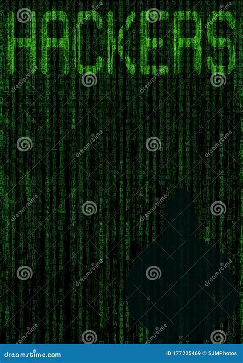 A Black And Green Computer Code Graphic Designed With Copy Space For