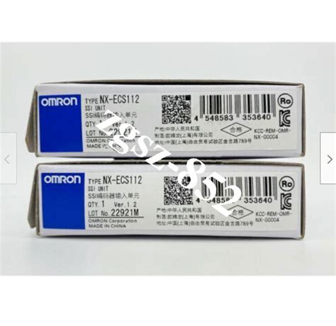 one new omron nx ecs112 nxecs112 plc input unit expedited shipping ebay
