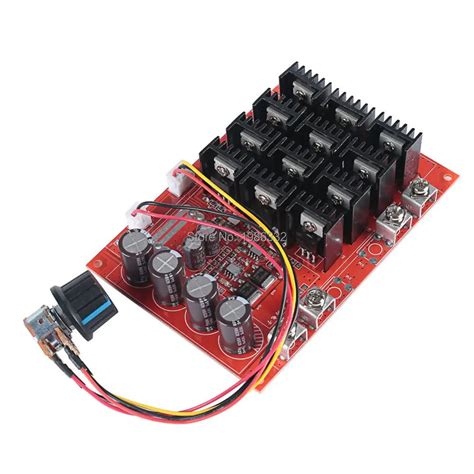 Ws16 Adjust 10 50v 60a Dc Motor Speed Controller Pwm Hho Rc 12v 24v 48v