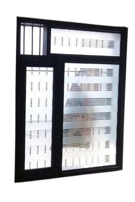 Polished Aluminium Fixed Glass Window For Residential Modern At Rs