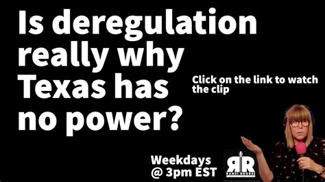 Is Deregulation Really Why Texas Has No Power Free Speech Tv