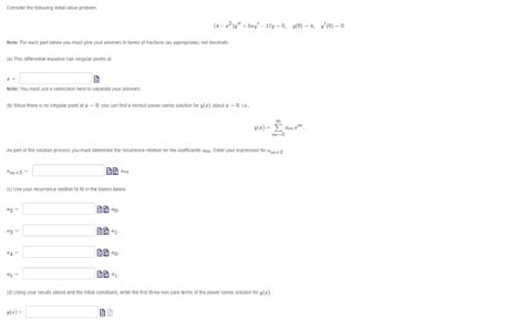 solved consider the following initial value problem 4 z2