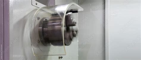 The Machining Safety Guard And Emergency Stop Button For Lathe Machine