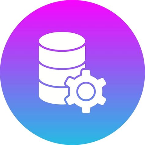 데이터베이스 아이콘 프리미엄 벡터