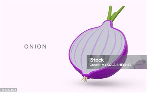 사실적인 반으로 자른 보라색 양파 잘 익은 야채 바로 먹을 수 있습니다 0명에 대한 스톡 벡터 아트 및 기타 이미지 0명 3차원 형태 건강한 식생활 Istock