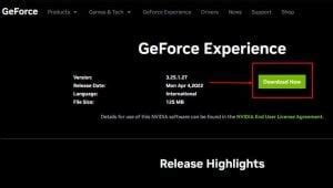 Fix Geforce Experience Unable To Retrieve Settings Error