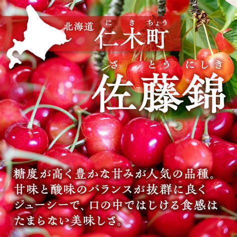 さくらんぼ 佐藤錦 800g （200g×4） 横山農園 サクランボ 北海道 仁木町 果実 フルーツ チェリー 仁木 北海道仁木町
