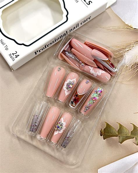 Coffin Press On Nails Ballerina Press On Nails