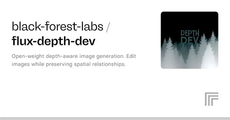 FLUX Depth Image Generation Readme And Docs