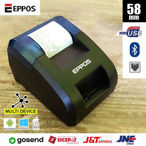 Jual Kasir Printer Thermal 58mm Dekstop Listrik Usb Dan Bluetooth