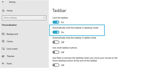 How To Automatically Hide Taskbar In Desktop Mode In Windows Technobezz