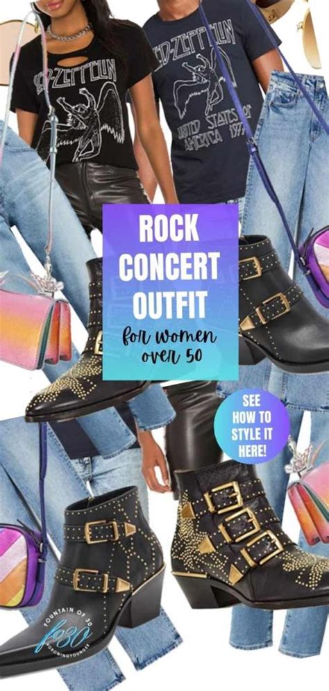 How To Style A Summer Rock Concert Outfit For Women Over 50
