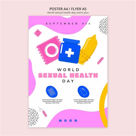 Sexual Health Education Poster Psd High Quality Free Psd Templates For