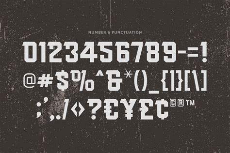 Rust Core Display Textured Font Design Cuts