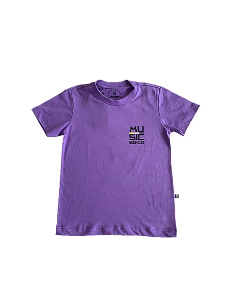 Camiseta Infantil Roxa Masculina Banana Danger Carambolina