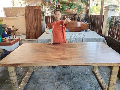 โต๊ไม้แผ่นเดียว ก100xย200xส75 Ennxo