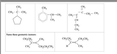 Solved A Name The Following Molecules Using The IUPAC Chegg