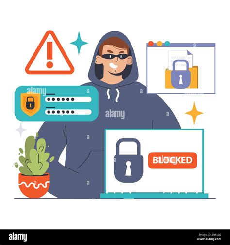 Data Compromised Stock Vector Images Alamy