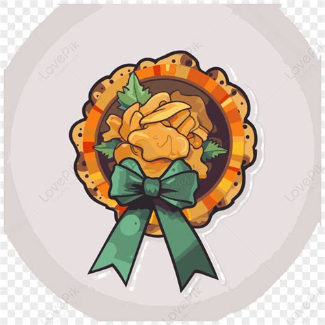 과일 클립 아트와 원형 스티커 벡터상표 Png 일러스트 무료 다운로드 Lovepik