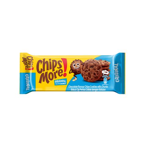 Chips More Original Chocolate Chips Cookies 135g 24 Carton Tasty Snack Asia