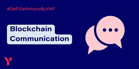 blockchain communication yap global