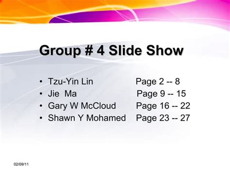 Group 4 Assignment 2 Ppt