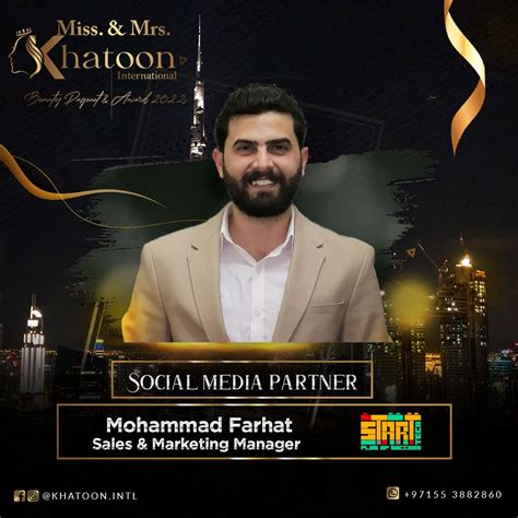 Mohammad Farhat On Linkedin Khatoon Pageant Portrait Finalist