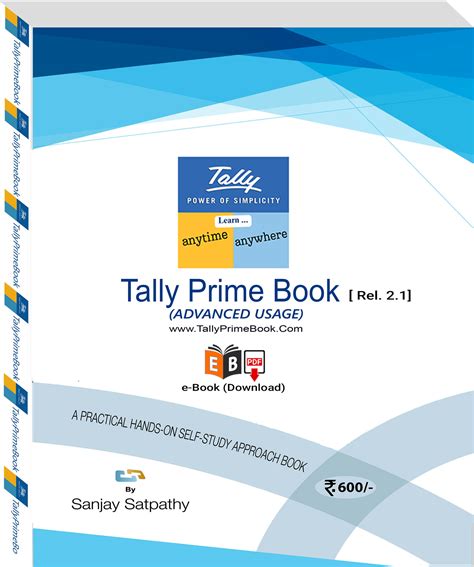 Tallyprime Rel 21 Book Advanced Usage E Book Pdf Download Tallyprime Book Tutorial