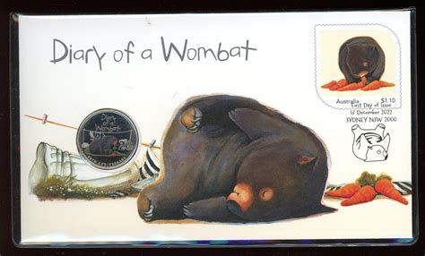 Issue Diary Of A Wombat Coloured Twenty Cent Pnc