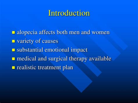 Ppt Management Of Alopecia Powerpoint Presentation Free Download