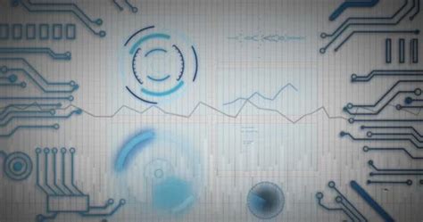 Animation Of Data Processing With Scope Stock Video Pond