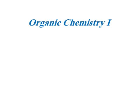 Solution Organic Chemistry General Introduction Studypool