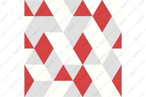 Abstract Red Triangles Vector Pattern Graphic By Impulse Creative Fabrica