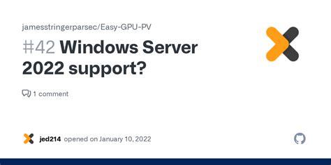 Windows Server 2022 Support Issue 42 Jamesstringerparsec Easy GPU