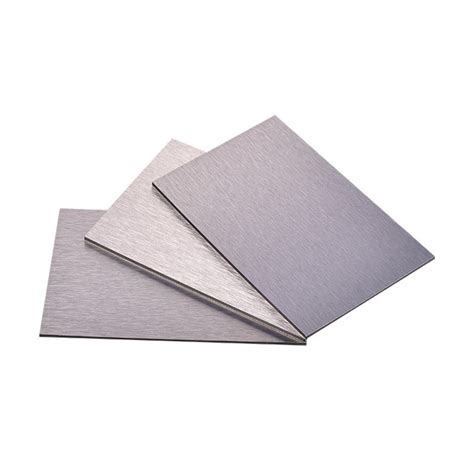 China Acm Panel 59in X 120in X 3mm Brushed Silver Aka Brushed