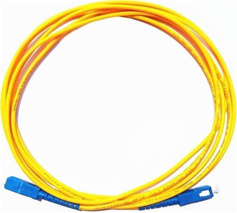 1 Meter Sc Sc Patch Cord Pvc Yellow At ₹ 725piece In Vasai Virar