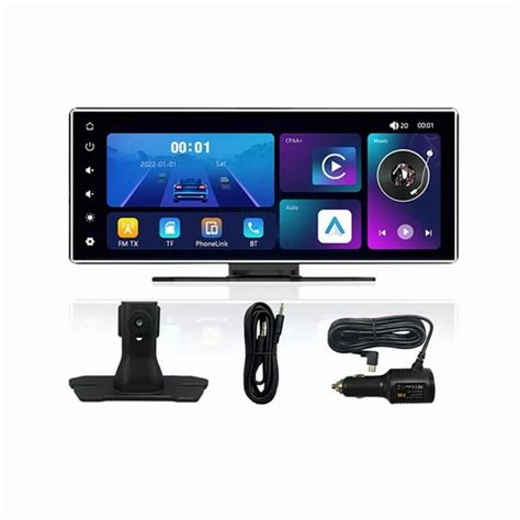 Adas Dash Cam 4k Dvr 1026 Ips With Touch Screen 2 Cameras For Front