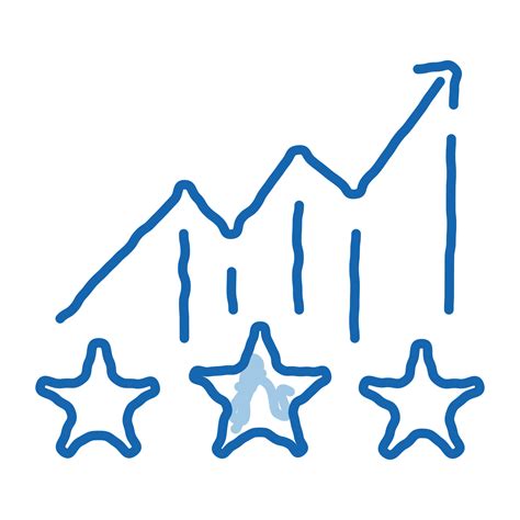 Bonus Star Statistics Doodle Icon Hand Drawn Illustration 17792804
