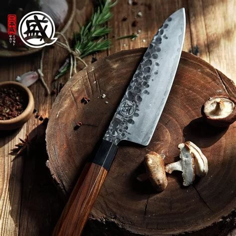 Mitsumoto Sakari 8″ Japanese Gyuto Chef Knife Rosewood Handle