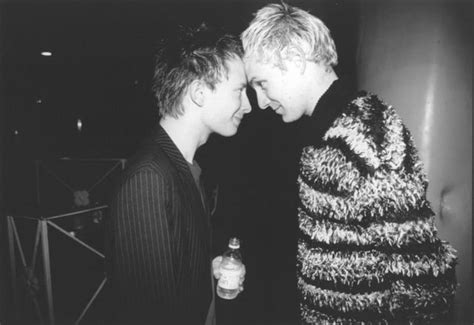 12 April 1996 📸 Thom Yorke And David Gray Rradiohead