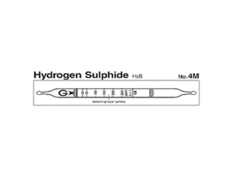 Ống Phát Hiện Nhanh Khí Hydrogen Sulphide H2s Gastec 4m 125 500 Ppm