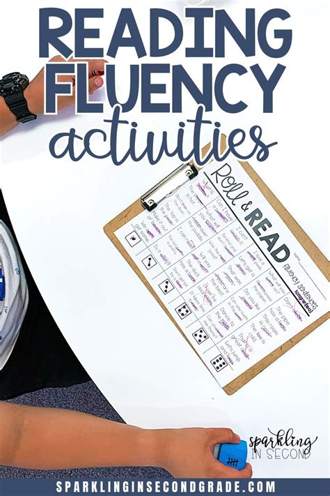 Fluency Activities Sparkling In Second Grade Fluency Activities Reading Fluency Activities