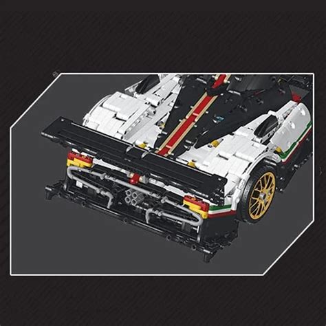 Moc Supercar Pagani Zonda R Racing Car Bricks Toy 13060